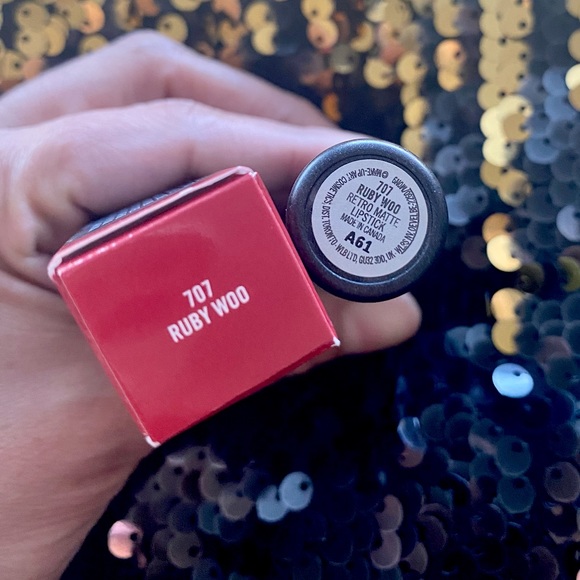 MAC Cosmetics | Makeup | Brand New Mac Retro Matte Ruby Woo Full Size ...